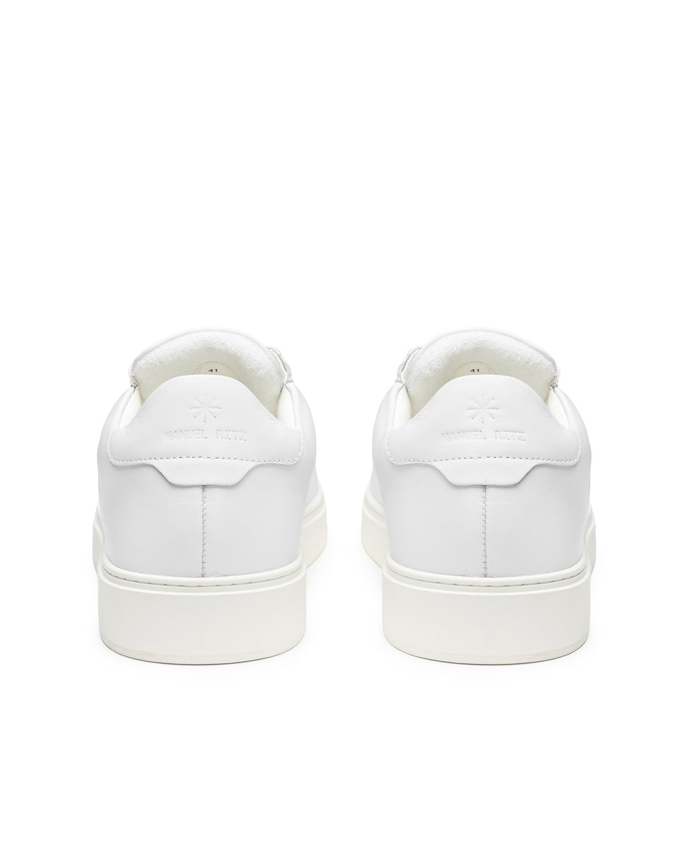 white leather sneakers - Manuel Ritz Official